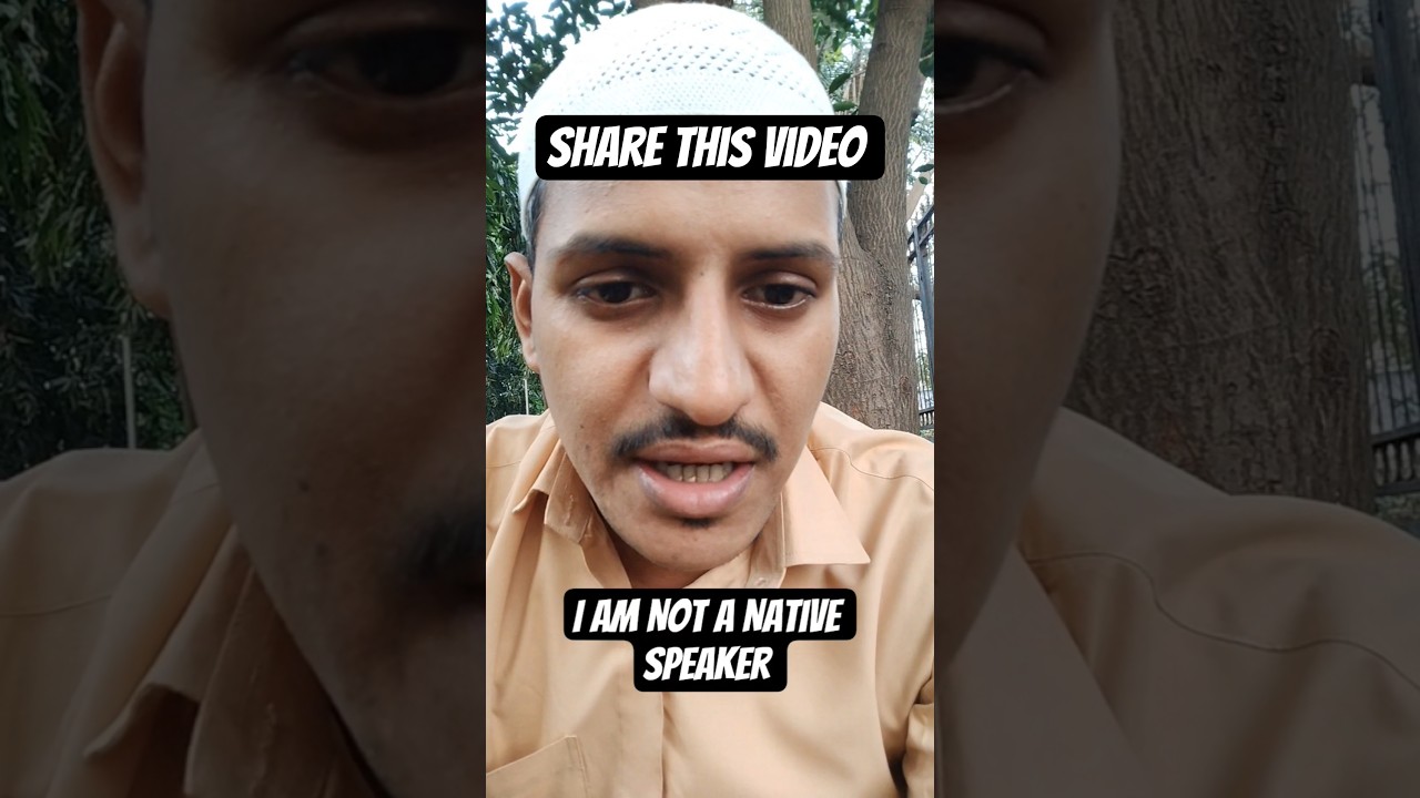 I Am Not A Native Speaker #shorts #nativespeaker #english #short - YouTube