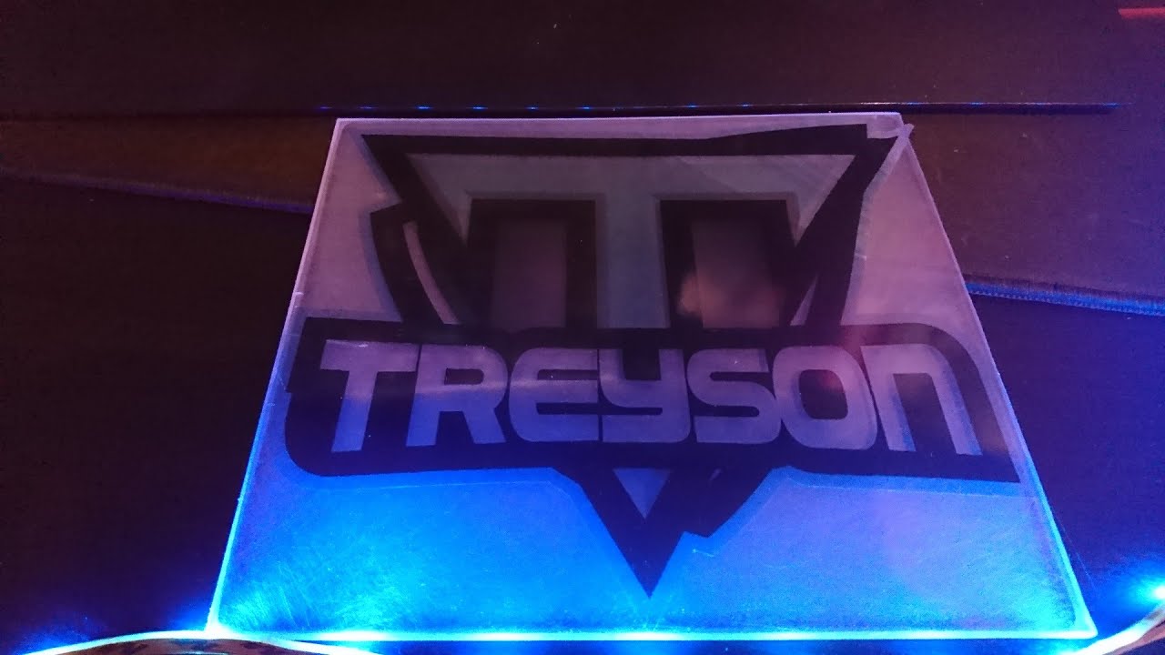 Logo - RGB Schild / Lampe bauen für TreYsoN - YouTube
