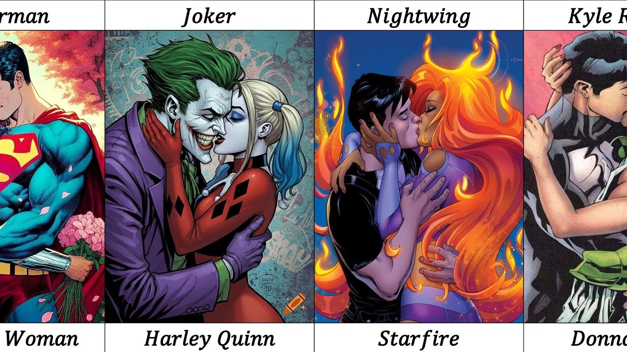 DC comics romantic interests (Part 1/2) - YouTube