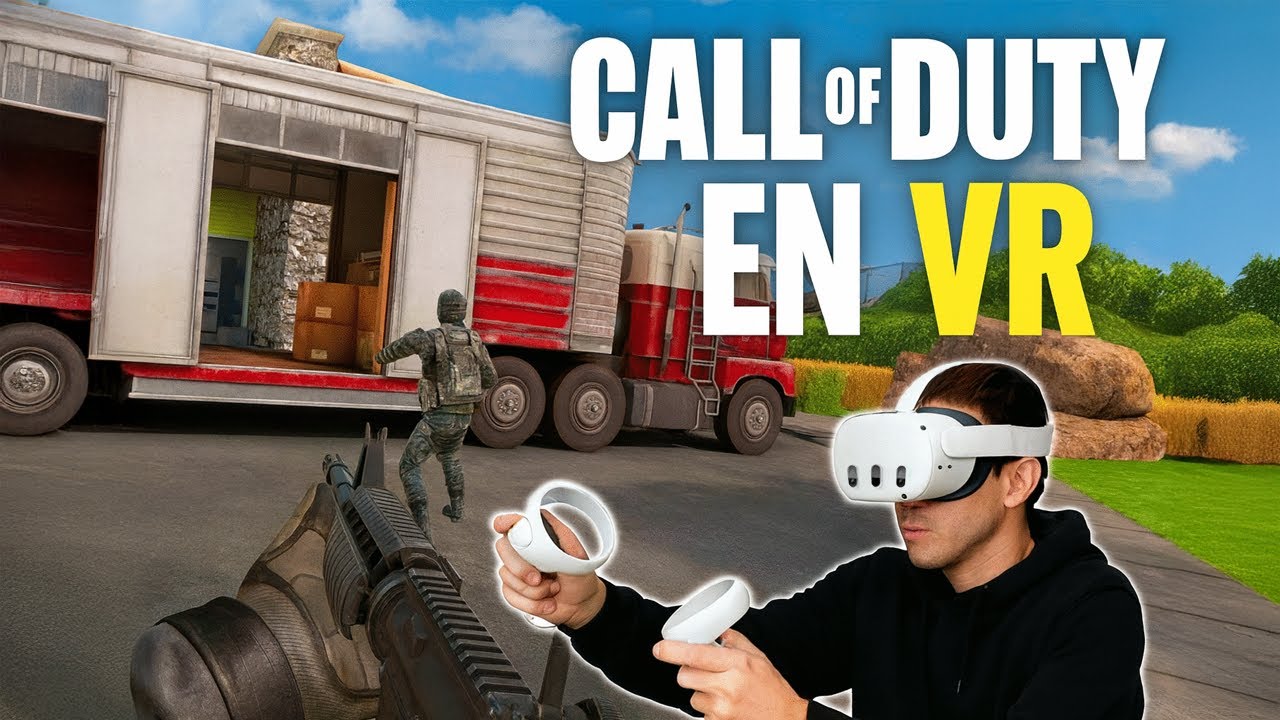 Entré al mundo de Call of Duty VR… ¡en realidad virtual! 😱 ...