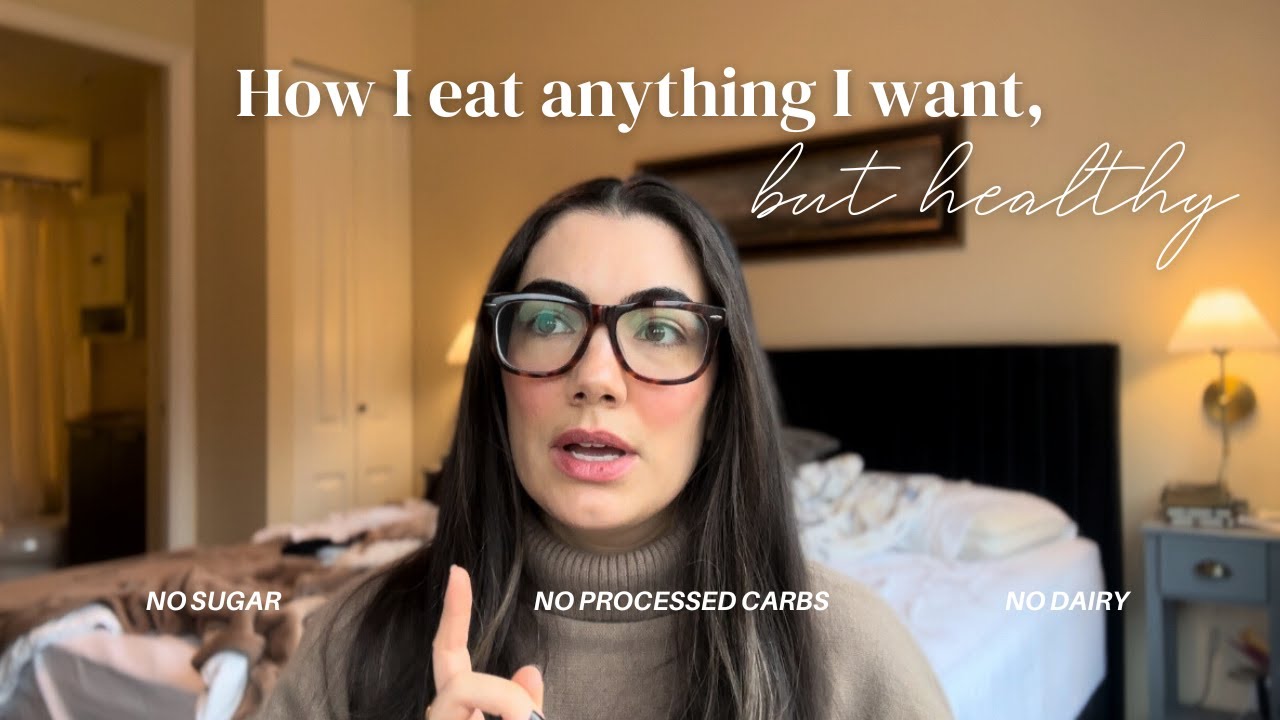 How I eat anything I want, but healthy! - YouTube