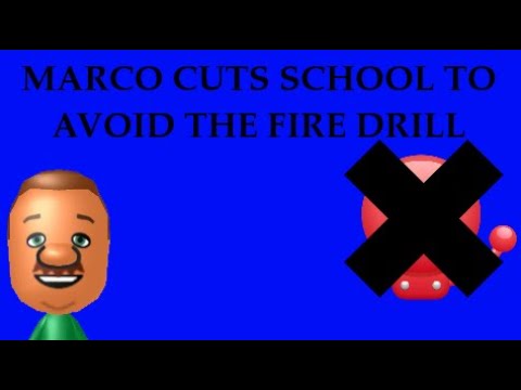Marco Cuts 🏫 to Avoid the 🔥 Drill - YouTube