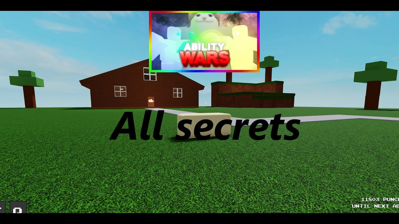 Roblox ability wars all secret abilities ! - YouTube