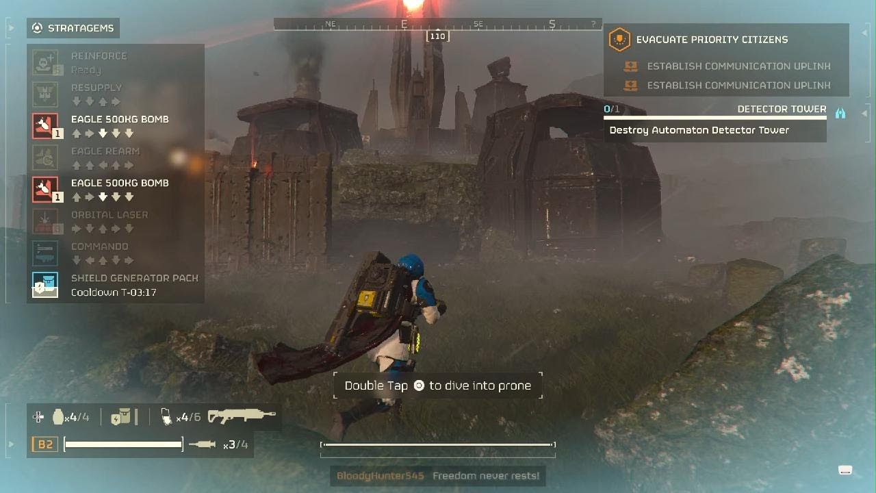 HELLDIVERS 2 - When your suddenly all alone (Gameplay) - YouTube