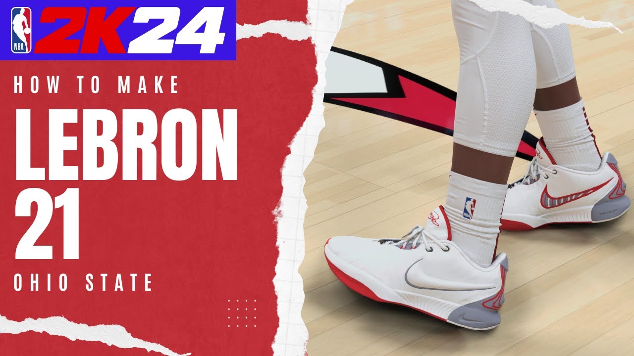 How to Make the LeBron 21 PE Ohio State in NBA 2K24 - YouTube