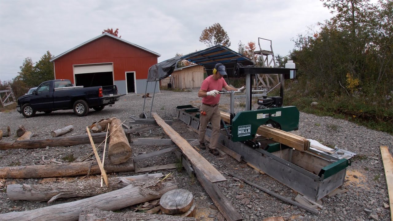 Logs to Lumber: Sawing Battens, Strapping and Ash Logs with My Woodland ...
