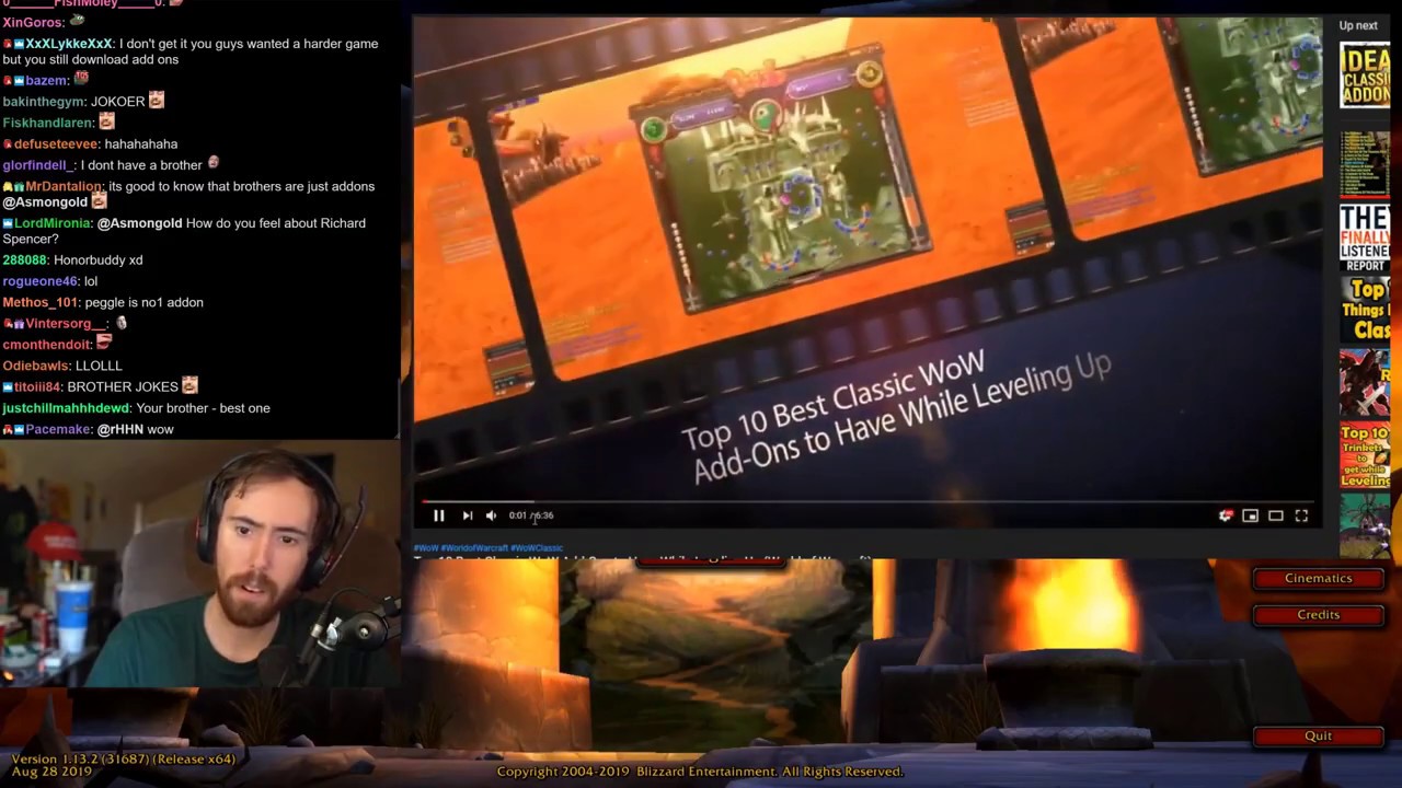 Asmongold Reacts to "Top 10 Best Classic WoW Add-Ons to Have While ...