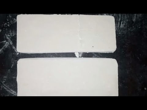 Large slabs~ gym chalk ~ #oddlysatisfying - YouTube