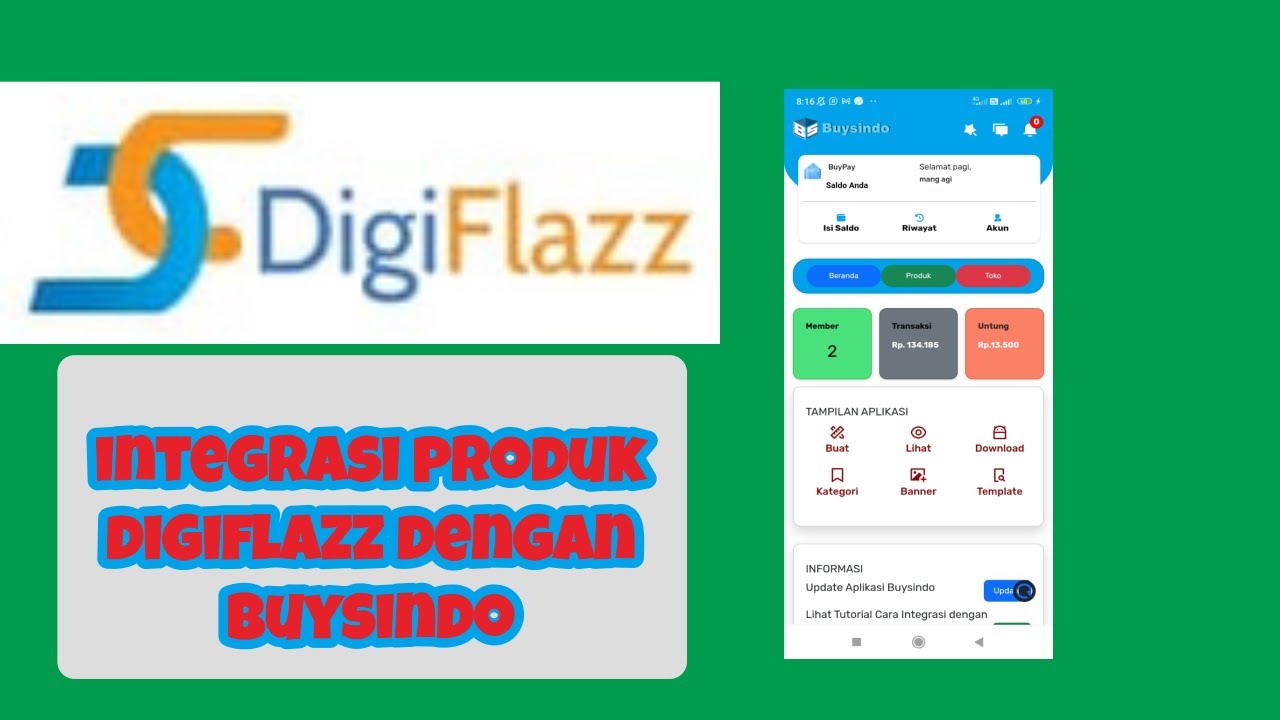 Integrasi Produk Digiflazz ke Buysindo - YouTube