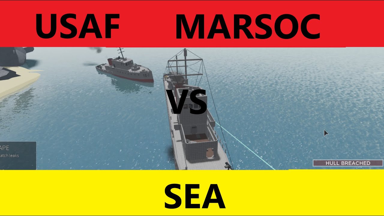 Battle of the Trident Island | Roblox USAF MARSOC - YouTube