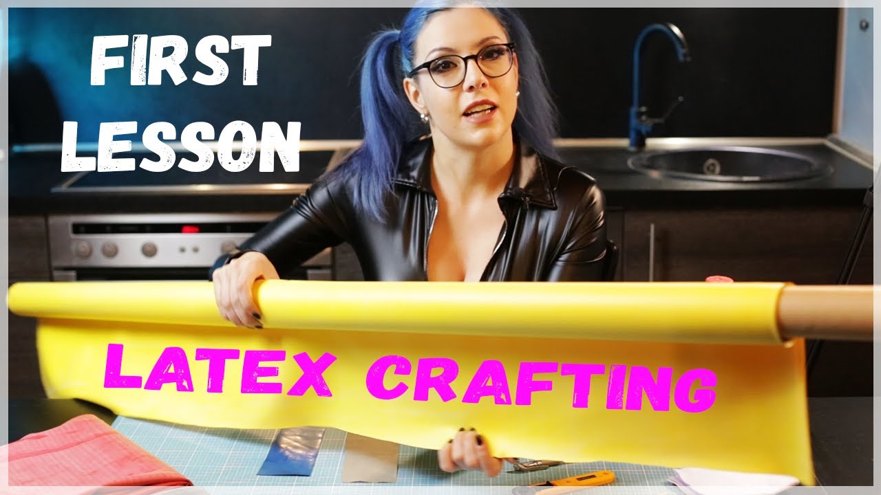 Latex Crafting - Basic Equipment + Gluing your 1st Seam! Tutorial - YouTube