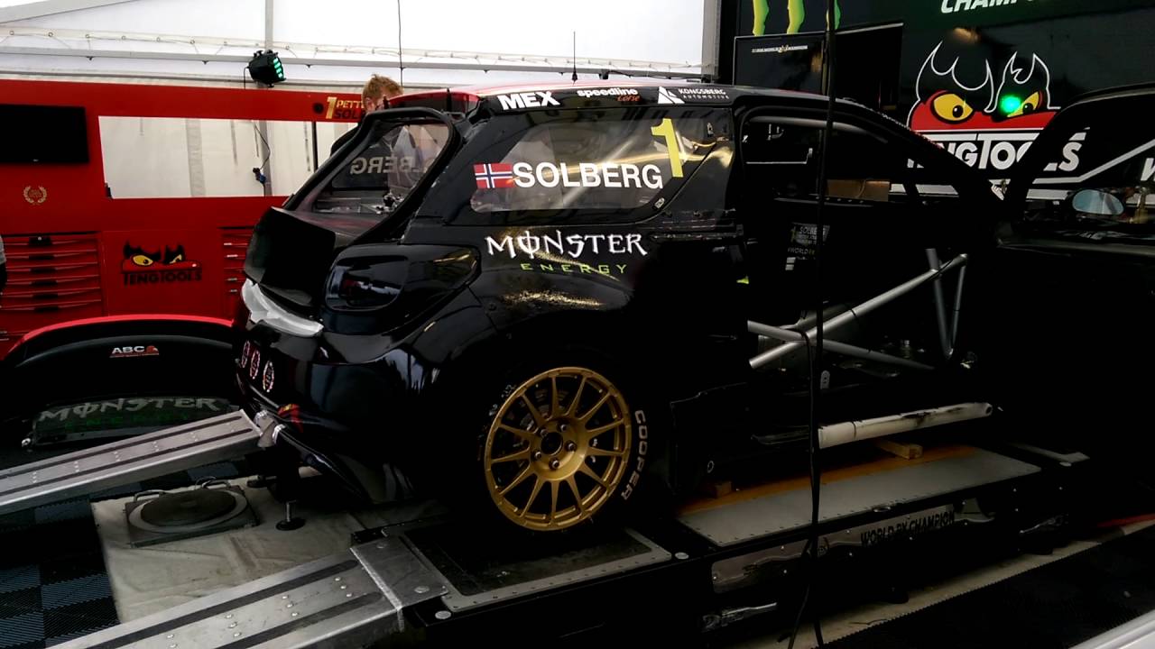 Petter Solberg's WRX Citroën DS3, warm up, revs, & anti-lag [HD] - PURE ...