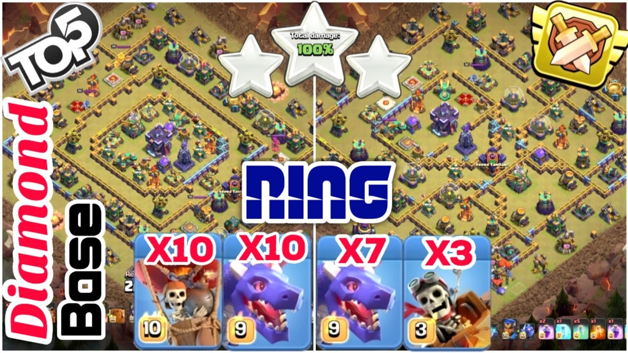 Popular Th15 Ring & Diamond Base 3 Star #2 | Th15 Blizzard with Skybrid ...