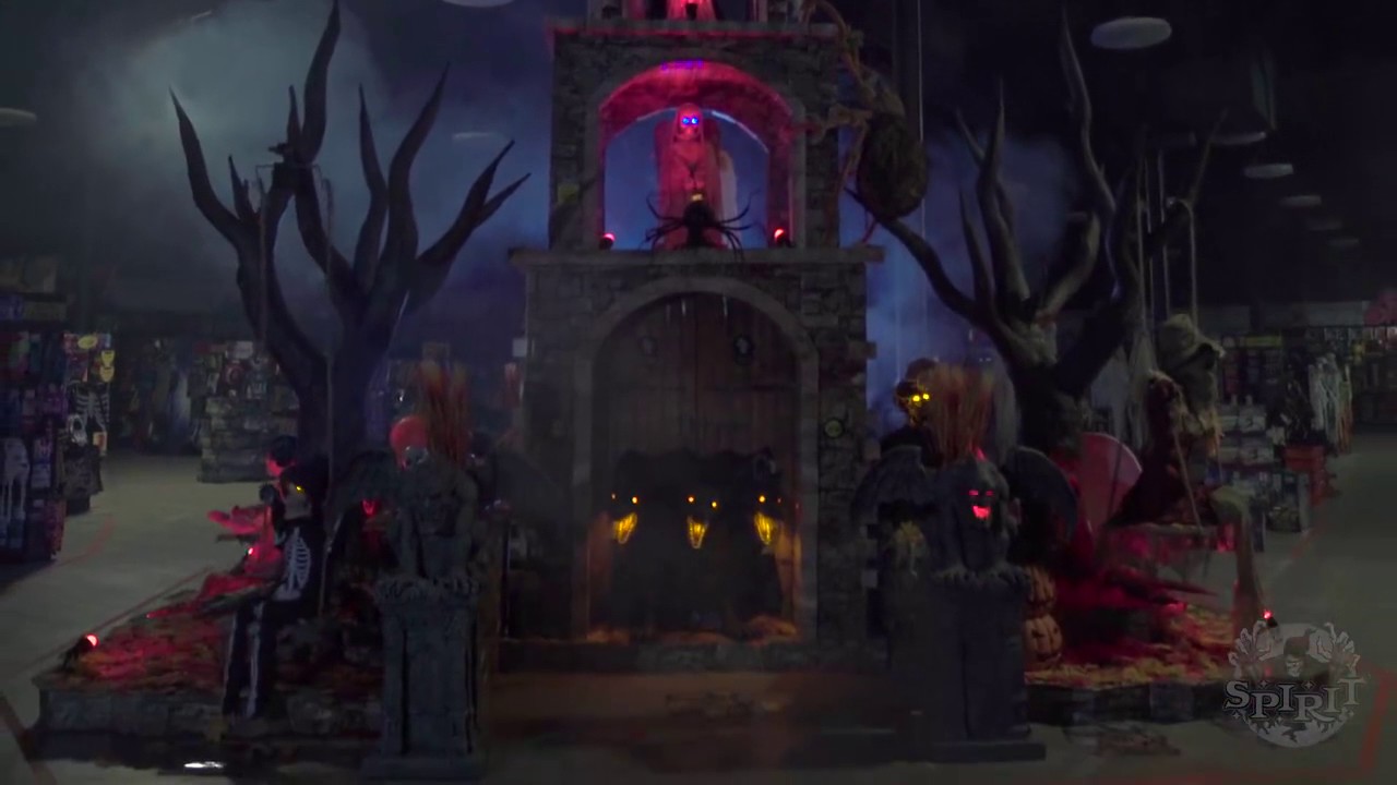 Spirit Halloween 2016 Clock Tower - YouTube
