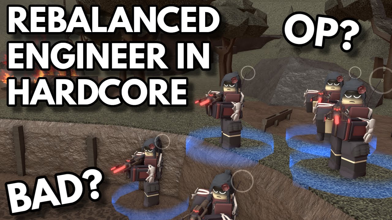 REBALANCED ENGINEER IN HARDCORE MODE | ROBLOX Tower Defense Simulator ...
