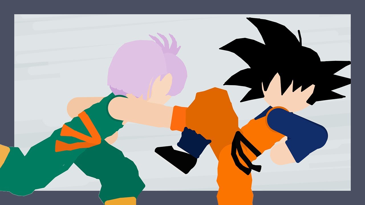 PIVOT ANIMATOR - GOTEN VS TRUNKS [JOINT @MisakaAnimator] - YouTube