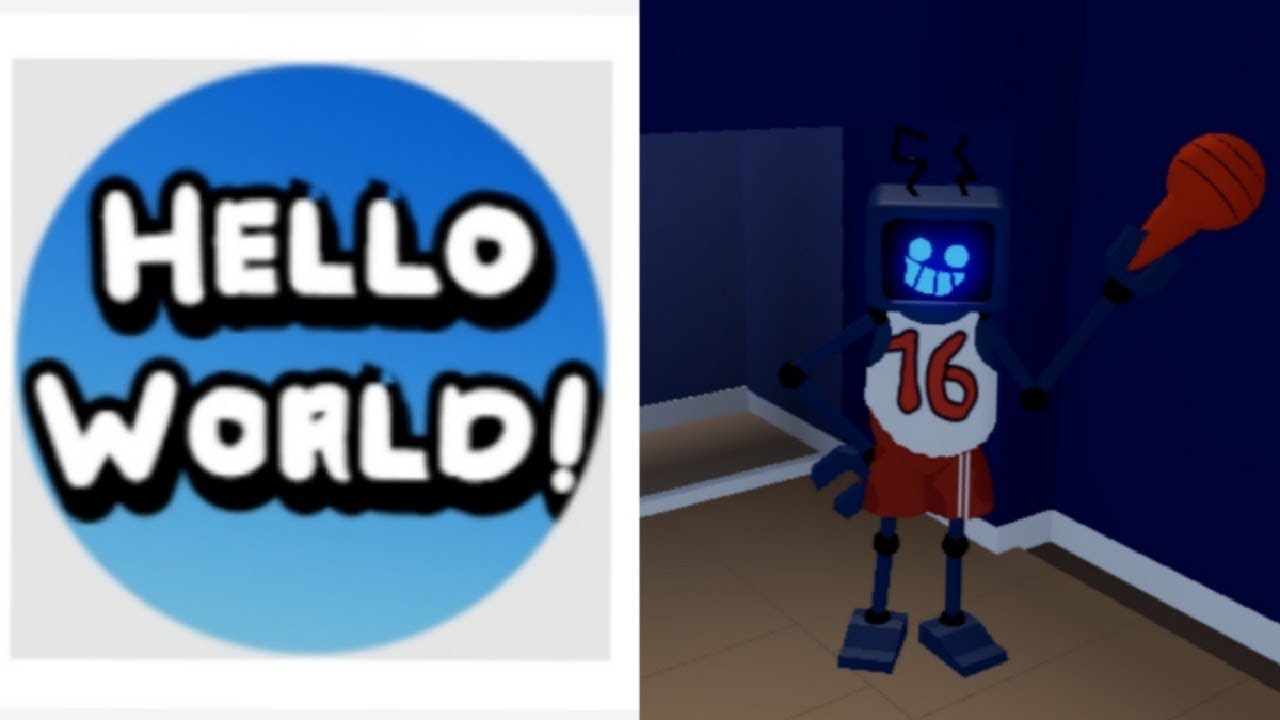 How to get "Hello World!" badge in a funky fnf rp - YouTube