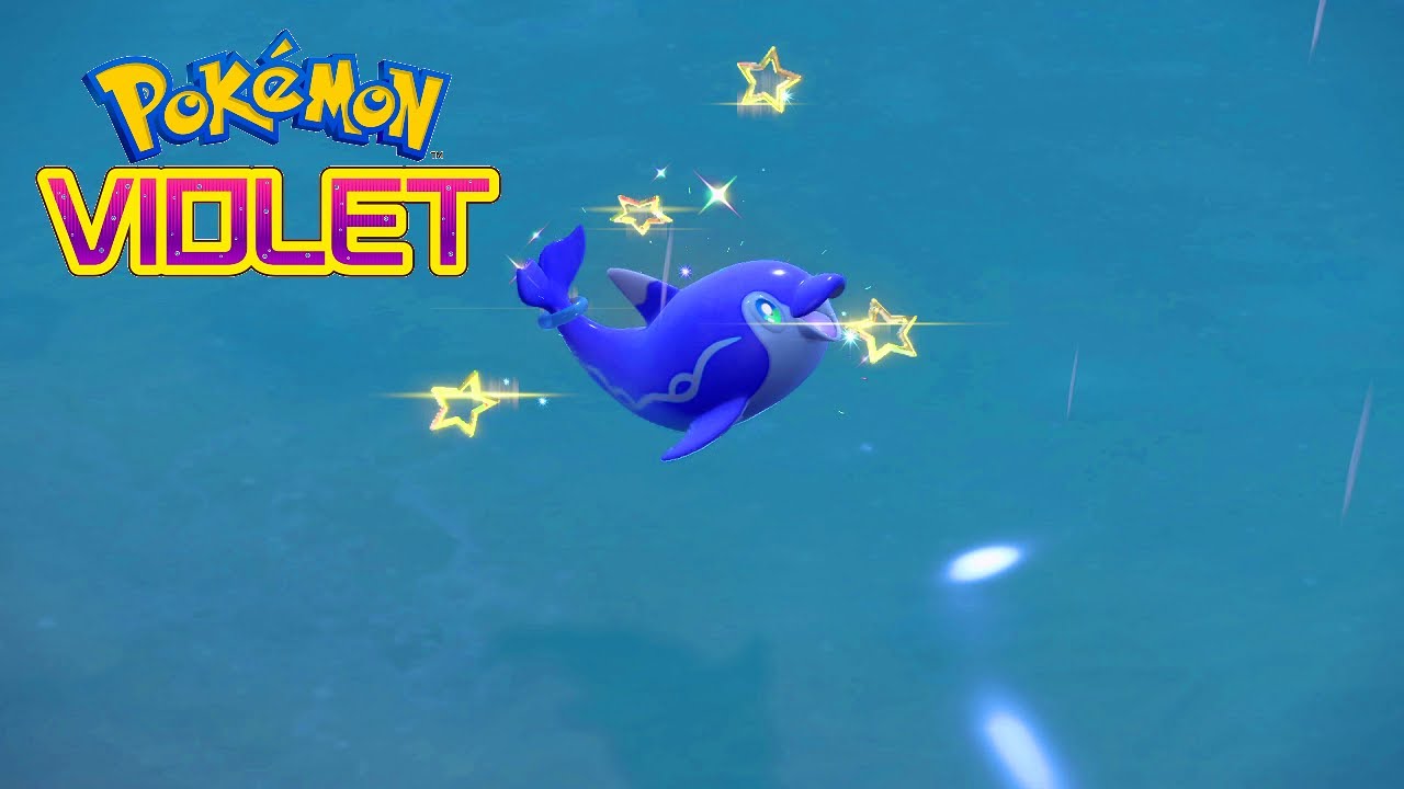 Shiny Finizen - Pokemon Scarlet and Violet - YouTube