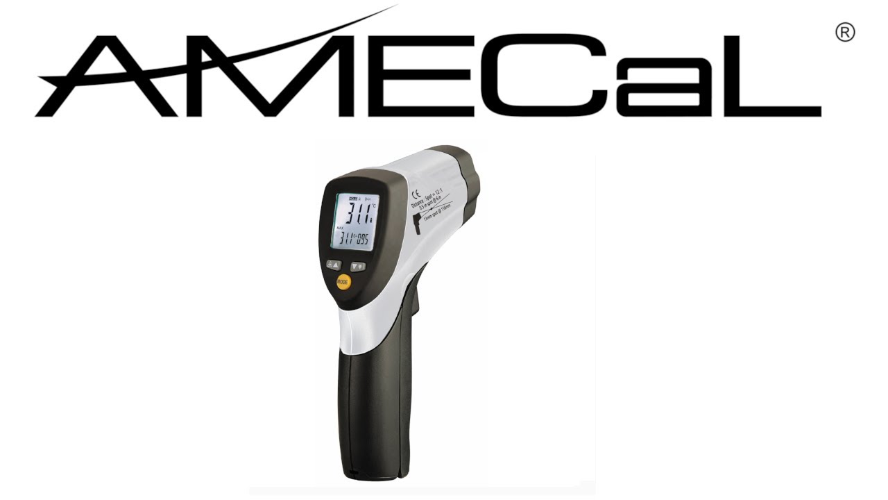 Professional Infrared Thermometer | AMECaL ST-8861 - YouTube