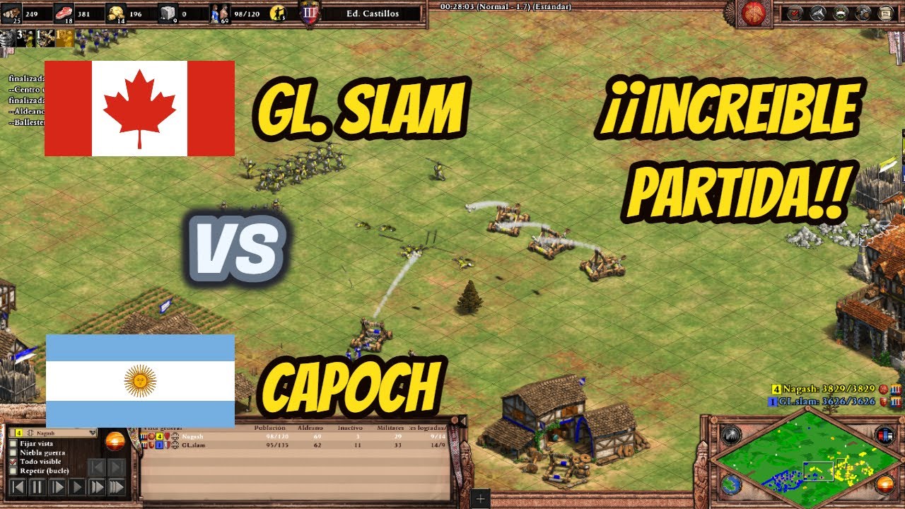 Slam VS Capoch | Duelo de Flechazos | AOE 2 : DE - YouTube