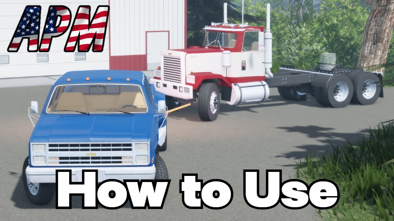 How to use the new Tow Strap in APM | Roblox American Plains Mudding ...