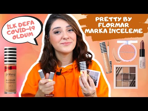 COVID-19 MAKYAJI | Pretty By Flormar TEK MARKA MAKYAJ | İLK DEFA COVİD-19 OLDUM 😷