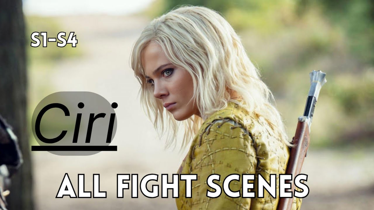The Witcher TV- All Ciri Fight scenes S1-S4 - YouTube