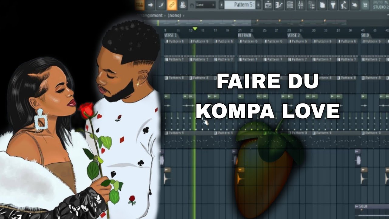 Joe Dwet File x Dadju Type Beat - How To MAKE KOMPA BEAT LOVE In FL ...