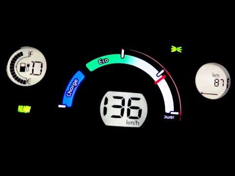Citroen C-Zero 0-136 km/h Acceleration [HD]