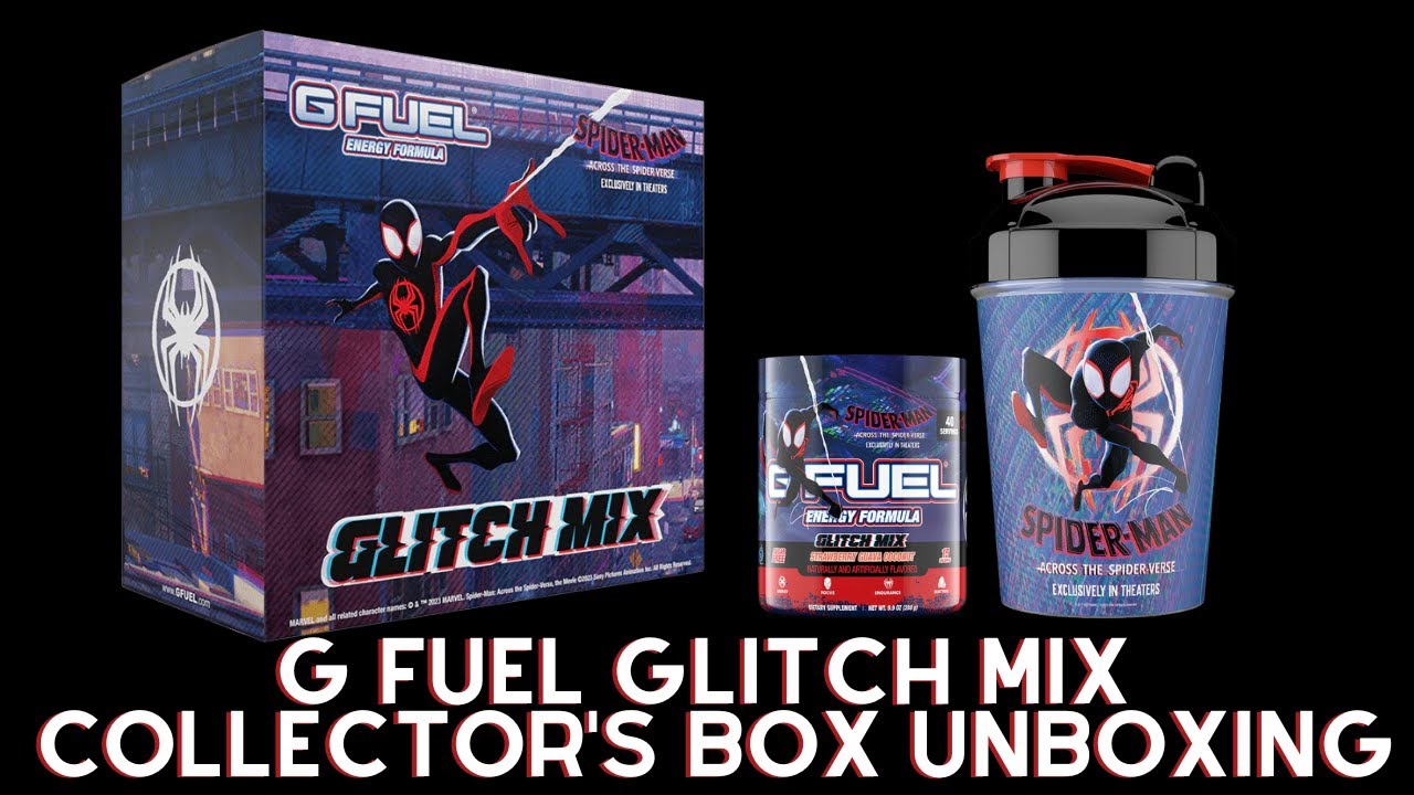 Unboxing the incredible G FUEL Glitch Mix Collector's Box! - YouTube