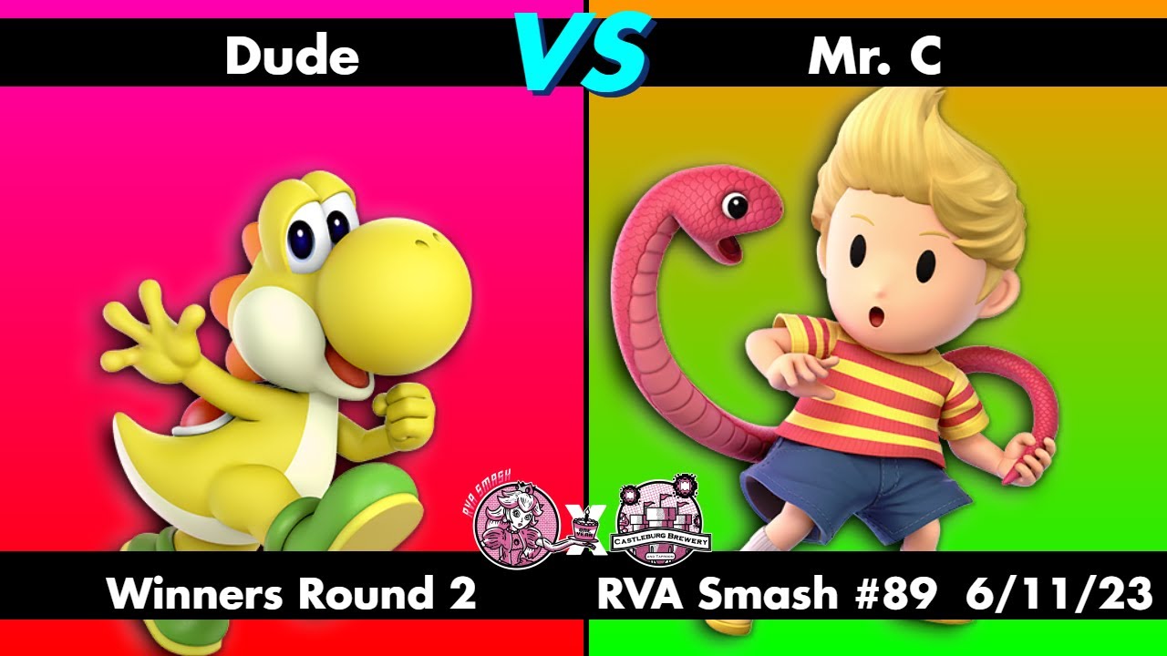 RVA Smash #89: Mr. C (Lucas) vs Dude (Yoshi) | Winners Round 2 | 35 ...