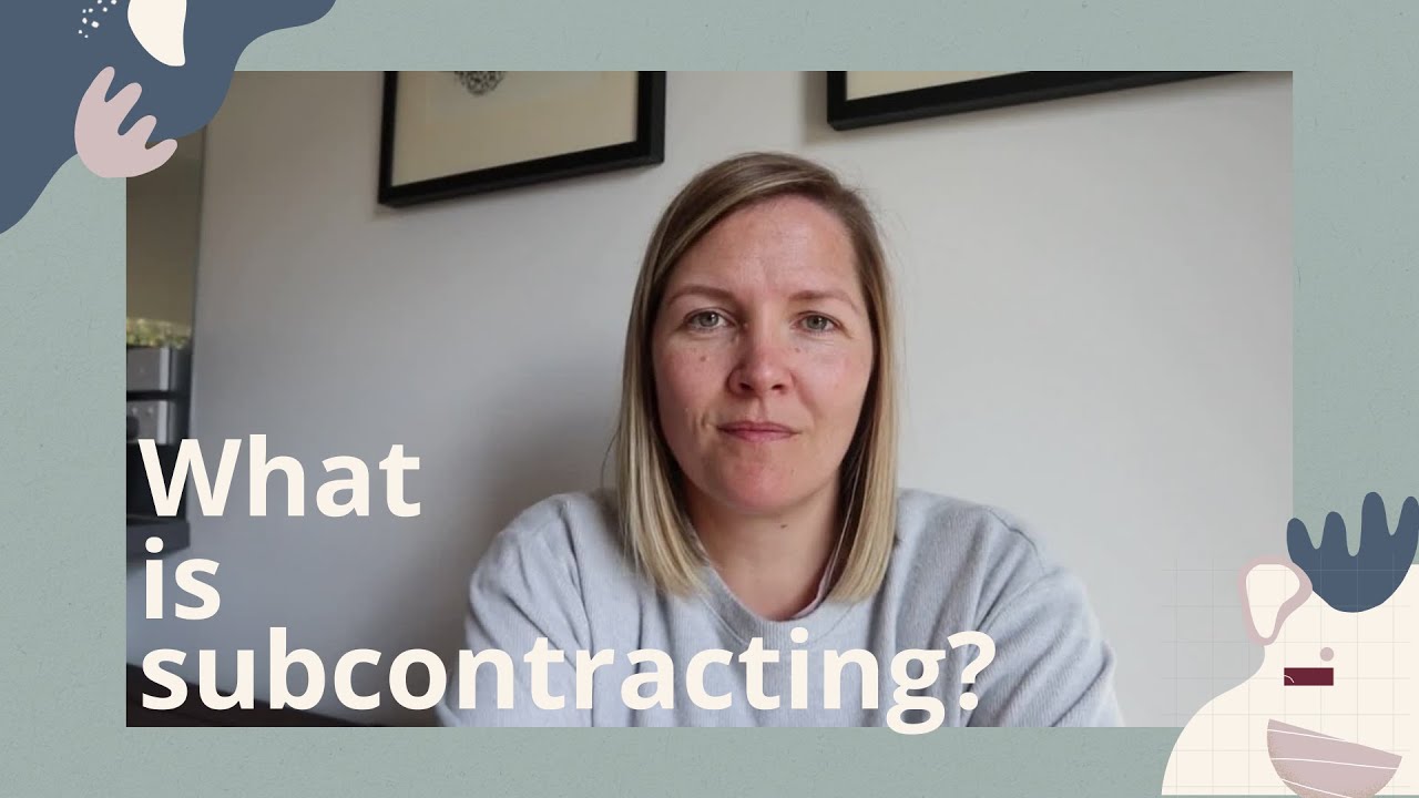 What is subcontracting? - YouTube