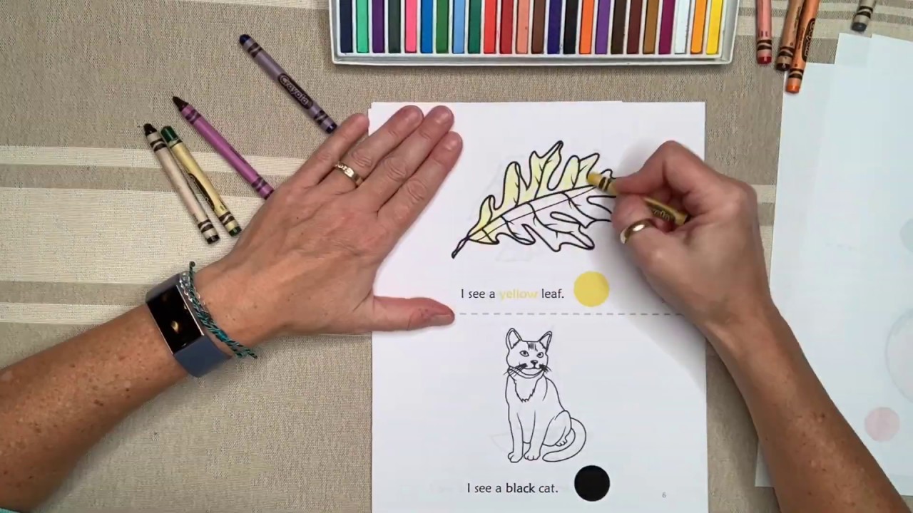 Free Fall Colors book for pre-K - YouTube