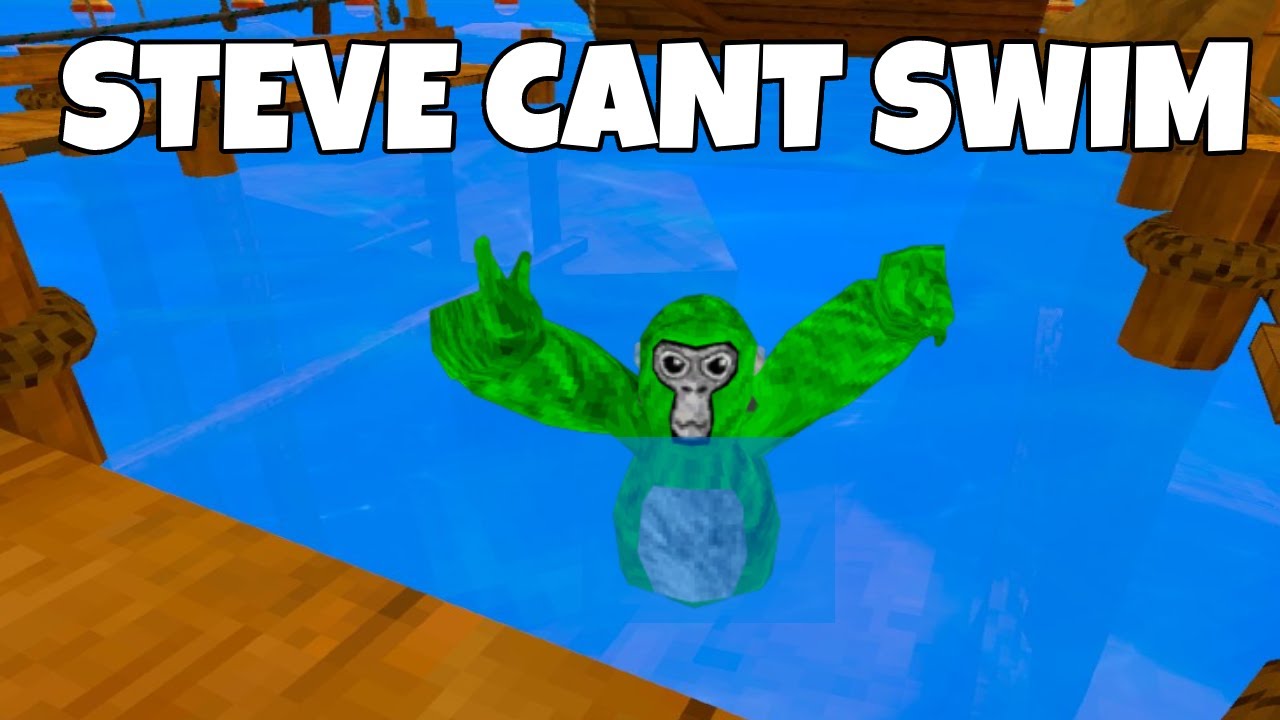 Teaching Steve how to Swim! - YouTube