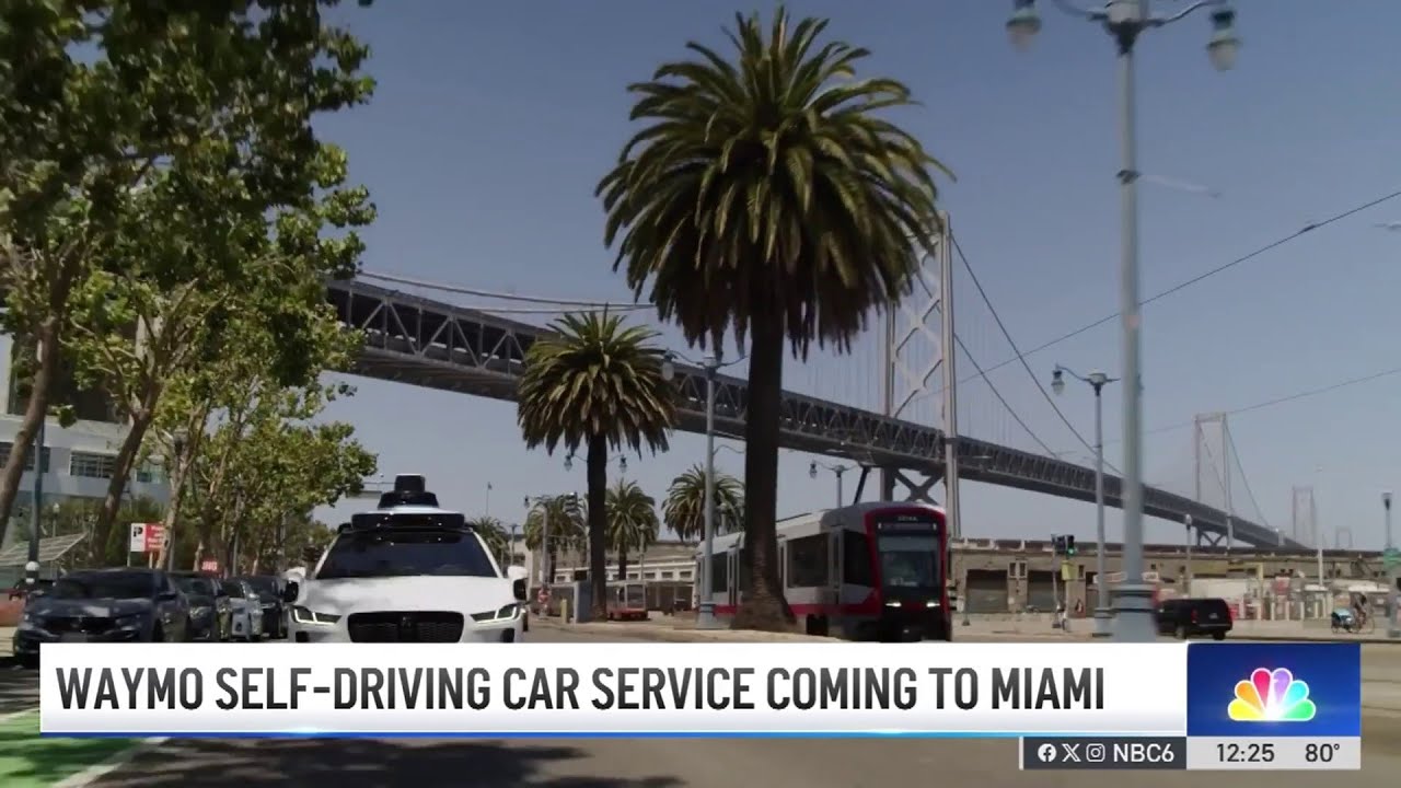 Waymo unveils plan to bring its robotaxi service to Miami - YouTube