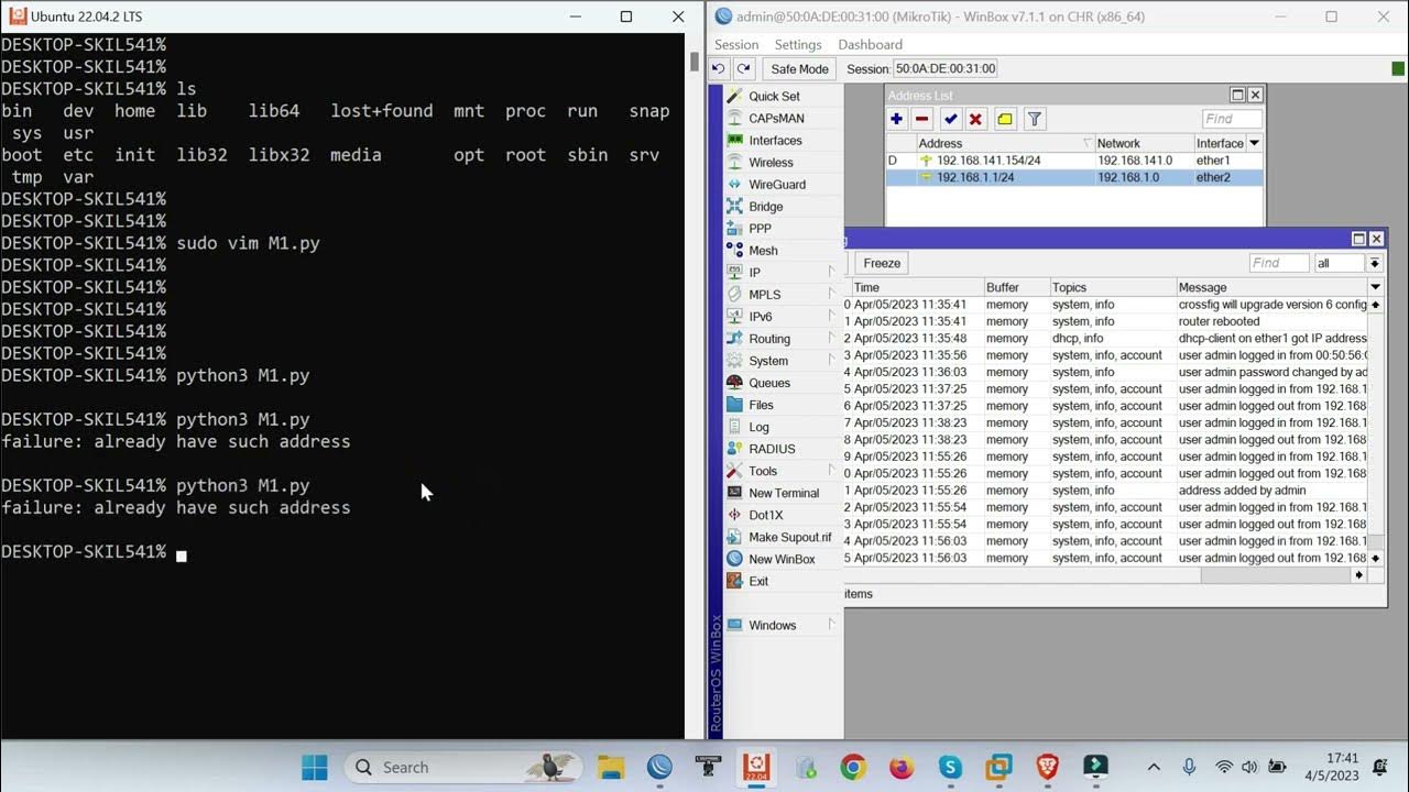 Router configuration from Python Script (Automation) - YouTube