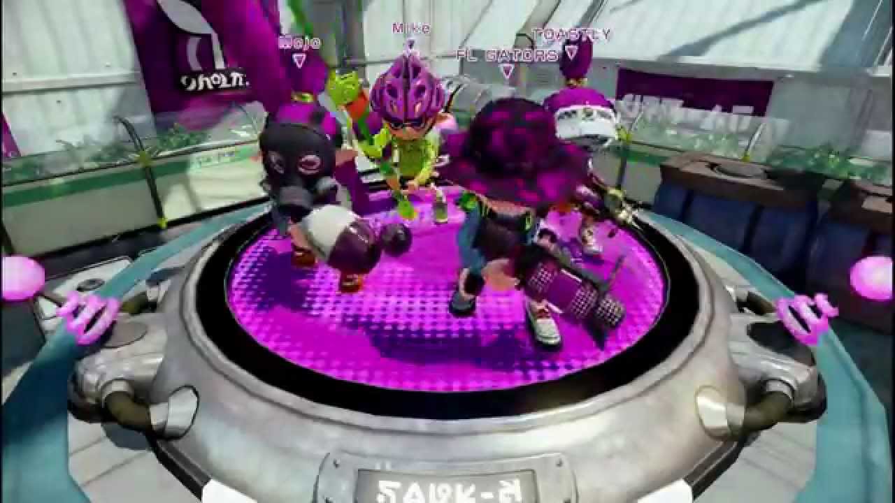 Splatoon (Wii U) - Splat Zones Gamplay - YouTube