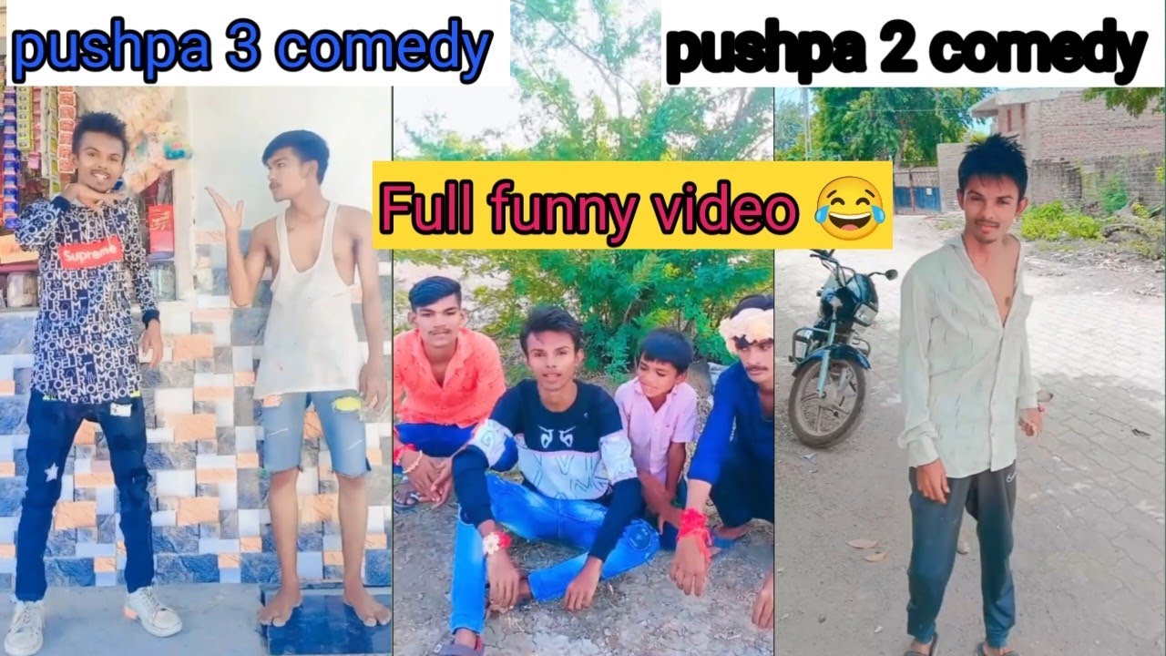 pushpa 2 comedy//pushpa 3 comedy//full funny shots 🤣//A.1-comedy - YouTube