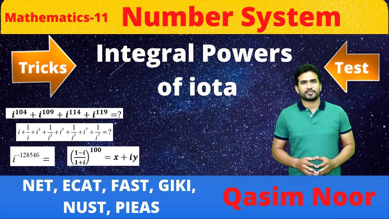 Integral power of iota | maths trick | NET | NUST | ECAT | FAST | GIKI ...