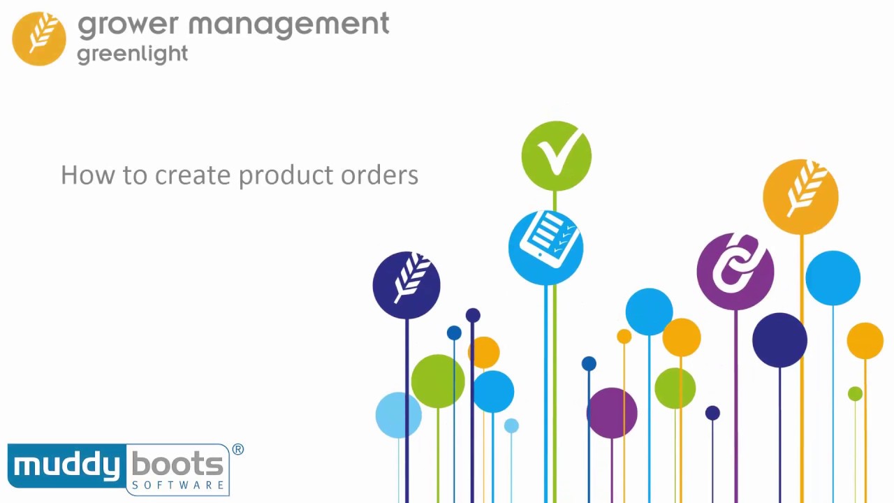Greenlight Grower Management - How to create orders - YouTube