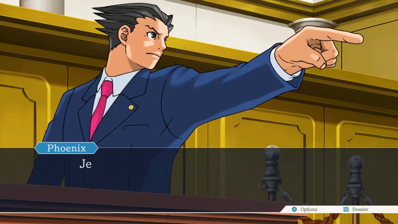Phoenix Wright Ace Attorney Remaster La volte face du samouraï Proces ...