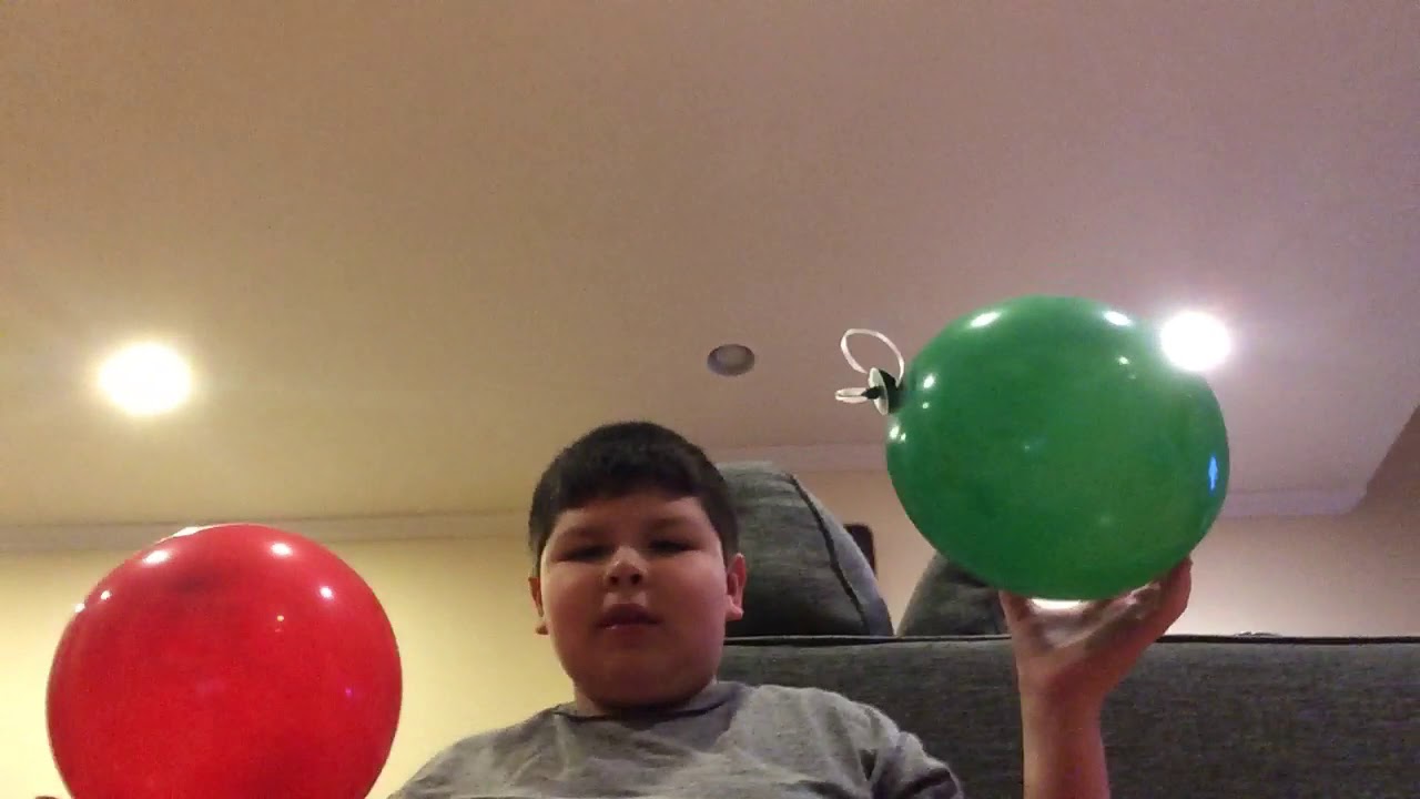 Playing hitting the Balloon - YouTube