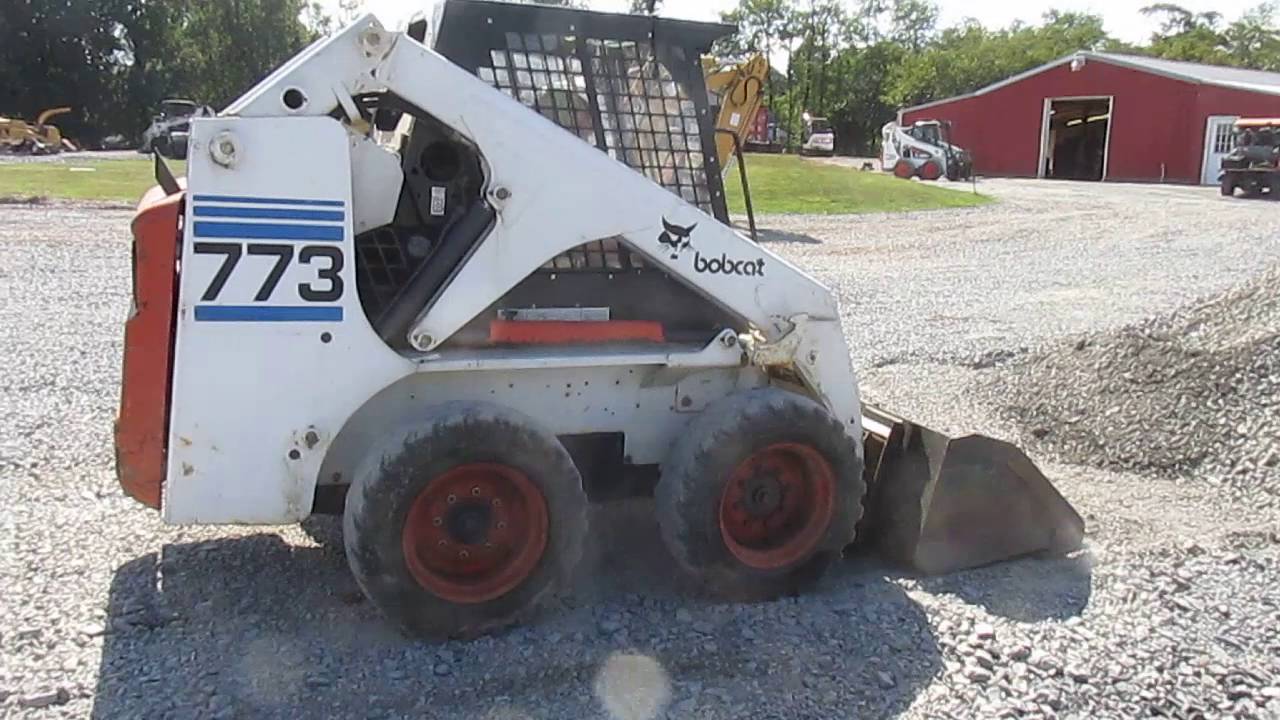 1998 Bobcat 773F Skid Steer Loader! - YouTube
