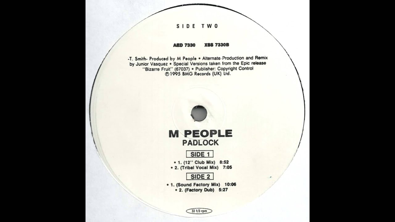 M People - Padlock (Junior's 12'' Club Mix) - YouTube