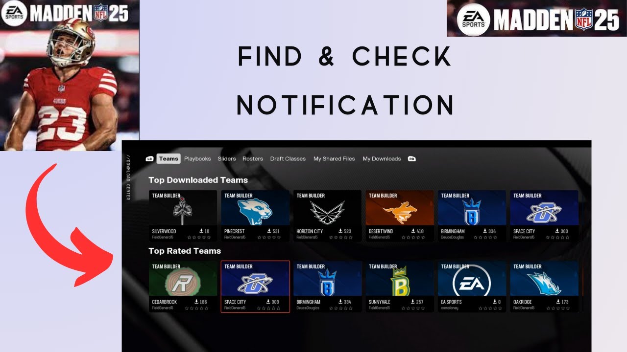 How to Find & check Notification in Madden NFL 25 - YouTube
