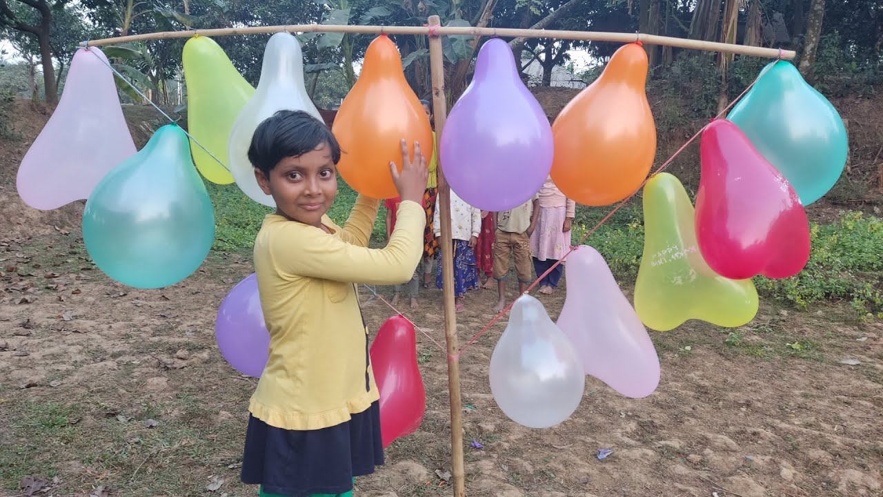 outdoor Balloon fun and Learn Colors for kids | YouTube I Asha Balloon ...