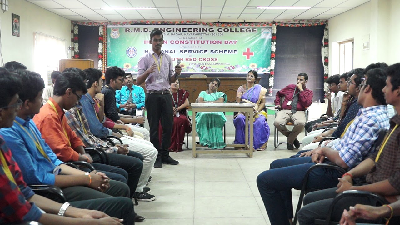 RMD Indian Constitution Day - YouTube