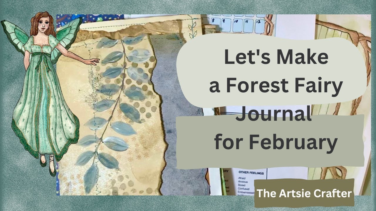 Let's Make a Forest Fairy Journal for February - choosing the papers ...