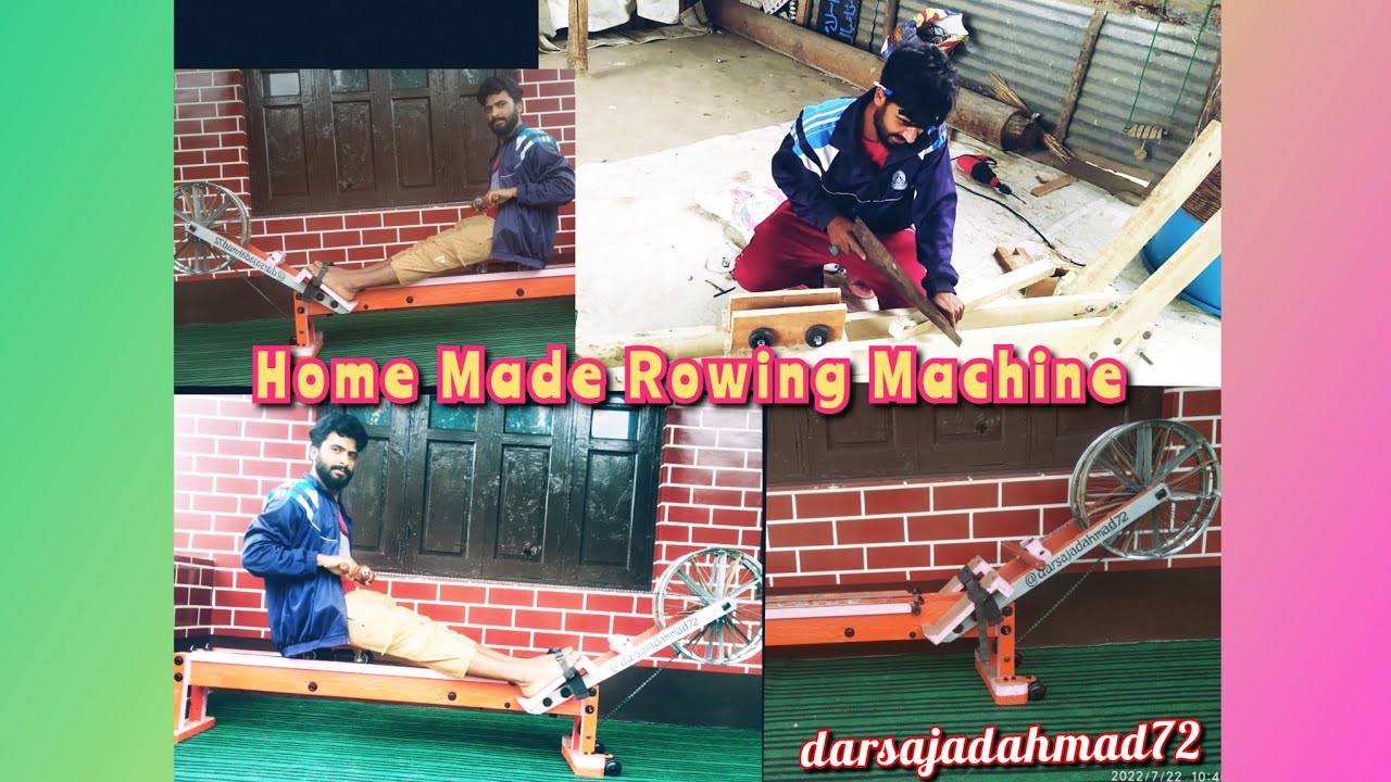 Home Made Rowing machine - YouTube