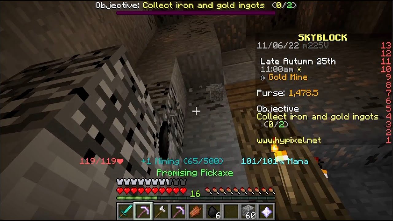 mining and slaying in skyblock episode 2 - YouTube